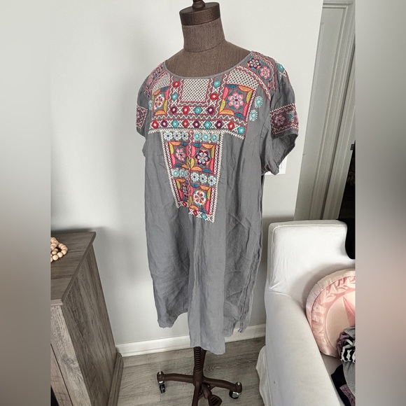Johnny Was | Tops | Johnny Was Vintage Tunic In Xl | Poshmark